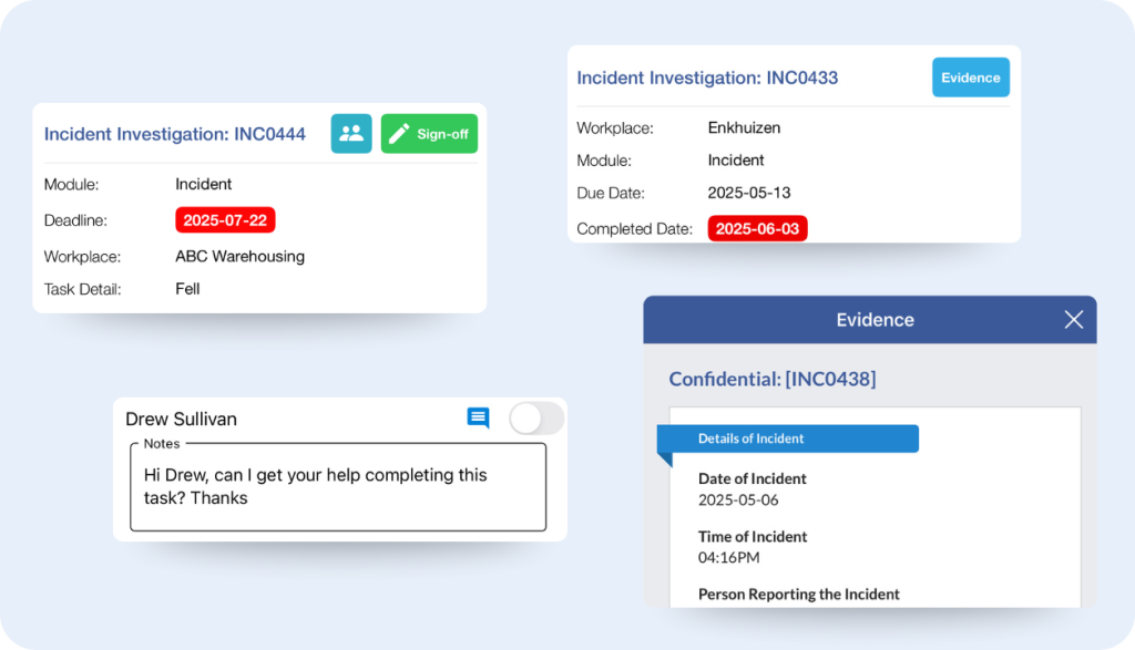 Incident Management Software | WHS Incident reporting | Safety Champion
