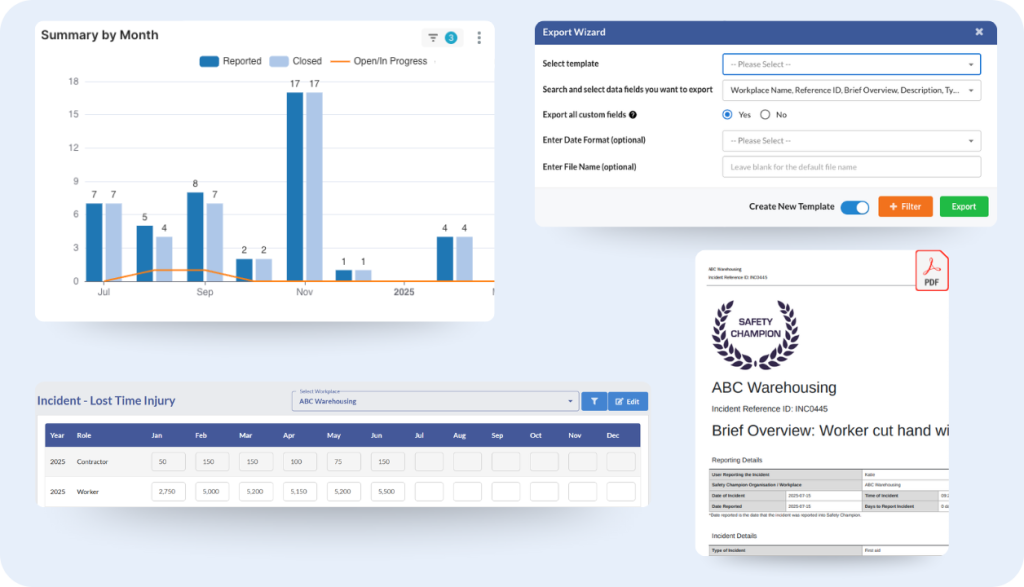 Reporting software | Safety Champion